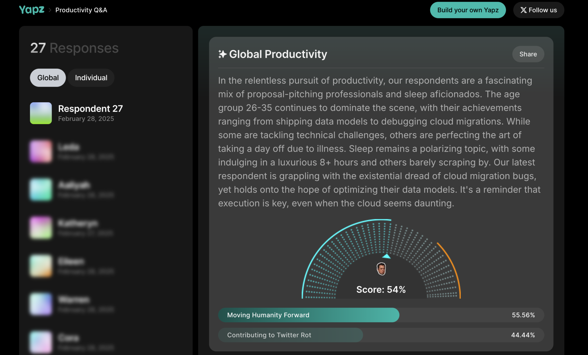 Yapz.app - AI-driven interviews that capture nuanced insights : datarockets